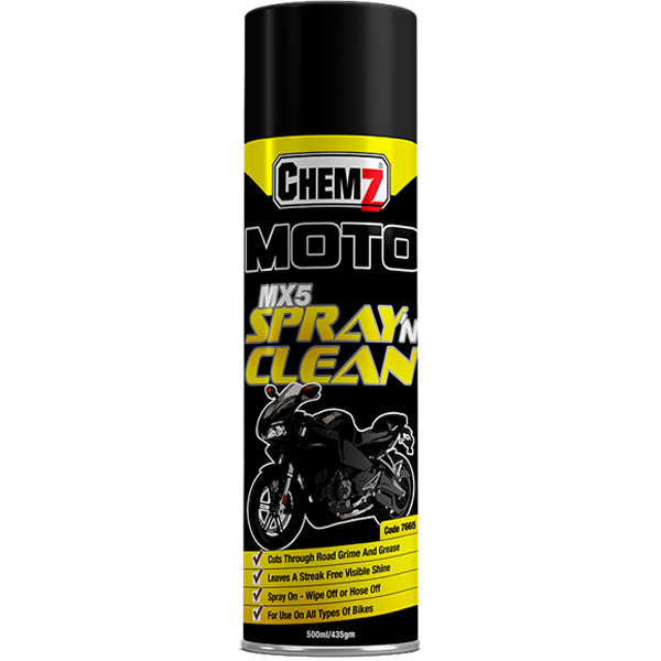 Chemz Moto MX5 Spray Clean – Motorcycling Downunder